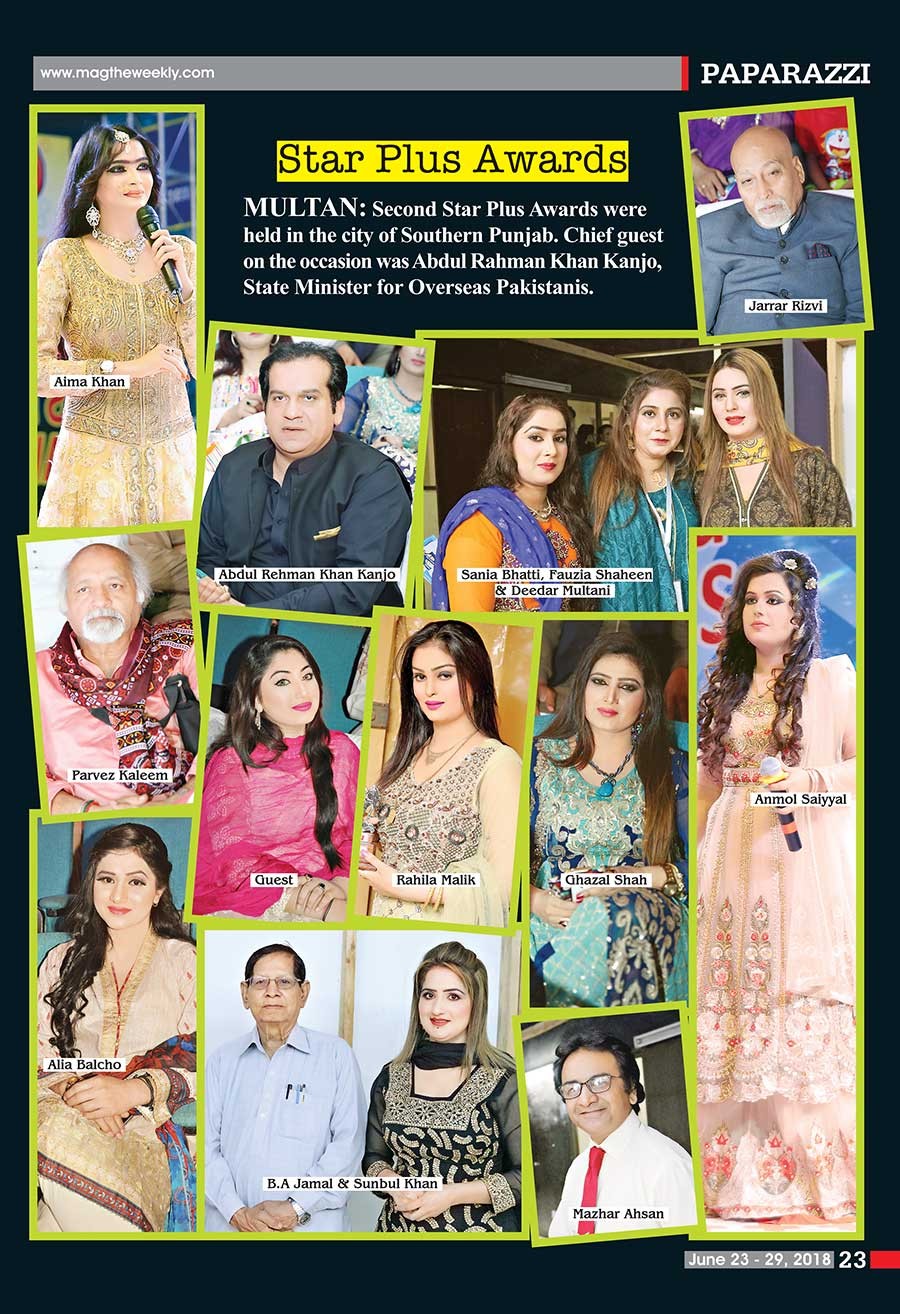 Star Plus Awards | Paparazzi - MAG THE WEEKLY