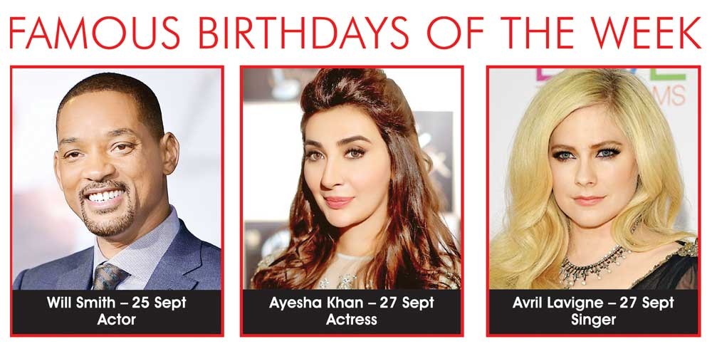 FAMOUS BIRTHDAYS OF THE WEEK | Horoscope - MAG THE WEEKLY
