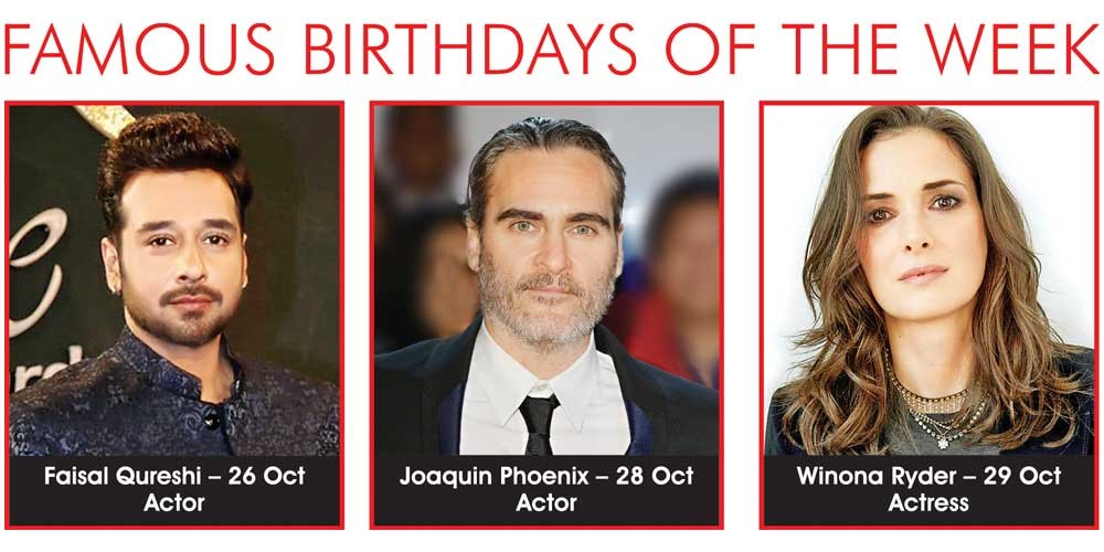 FAMOUS BIRTHDAYS OF THE WEEK | Horoscope - MAG THE WEEKLY