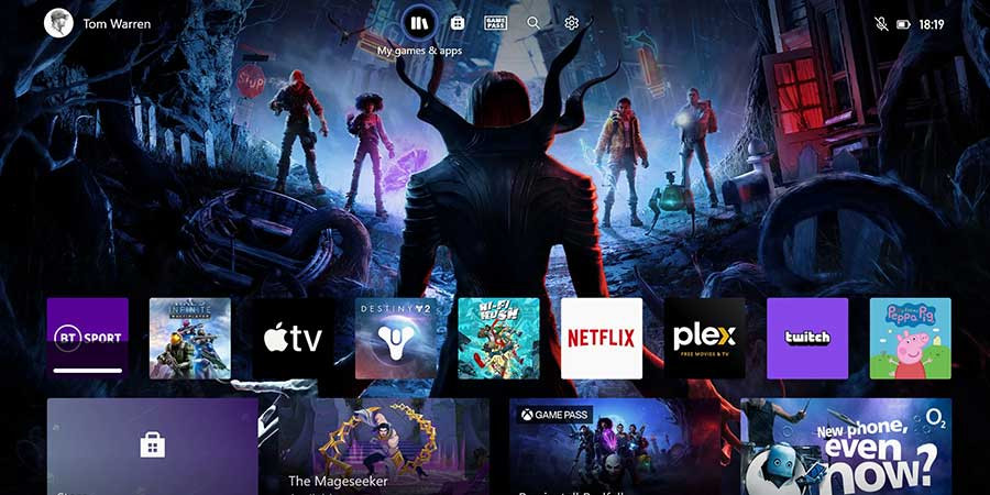 MICROSOFT’S NEW XBOX HOME UI LOOKS WAY BETTER WITH MORE ROOM FOR ...